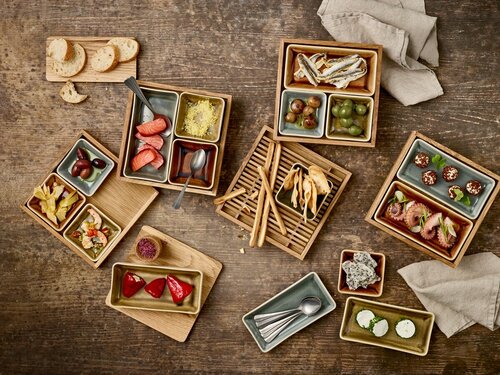 ELEVATE Collection: Wooden Plateaus for Impressive Food Presentations ...